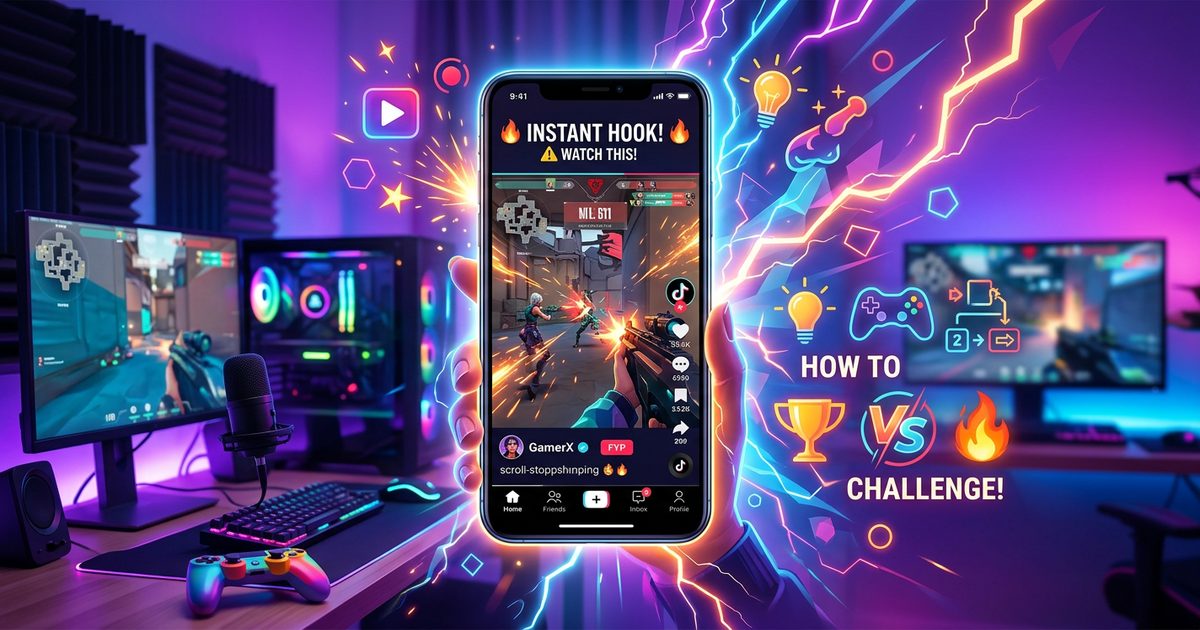 50+ TikTok Hooks for Gaming: Viral Growth Guide 2026